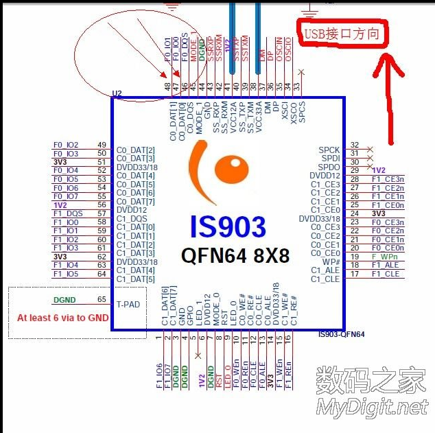 请坛友指点这款 银灿is903 U盘咋短接？谢谢 - 量产区 - 无忧启动论坛 - Powered by Discuz!